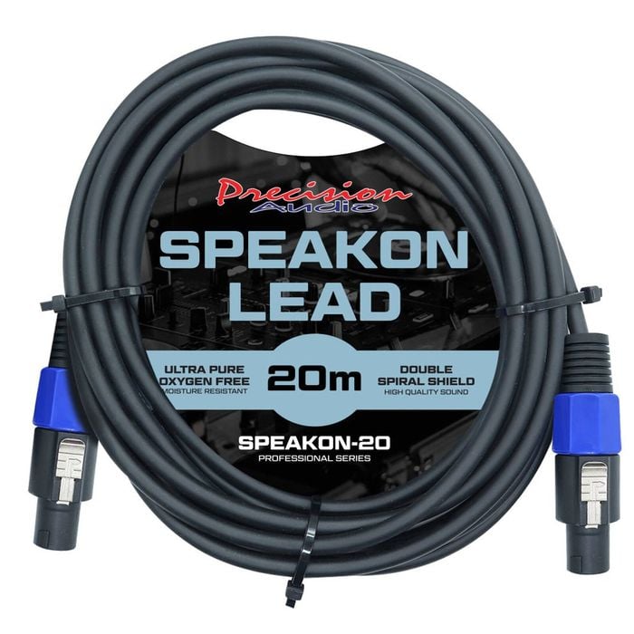 Precision Audio 20m Speakon To Speakon Cable - Bunnings Australia