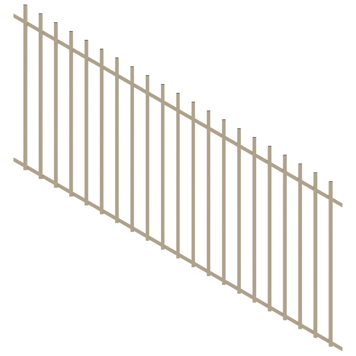 ProtectorAl 1201-2400 x 1200W x 1200H Paperbark Radiator Pool Fence ...