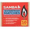Samba Waterproof Matches - 10 Pack - Bunnings Australia