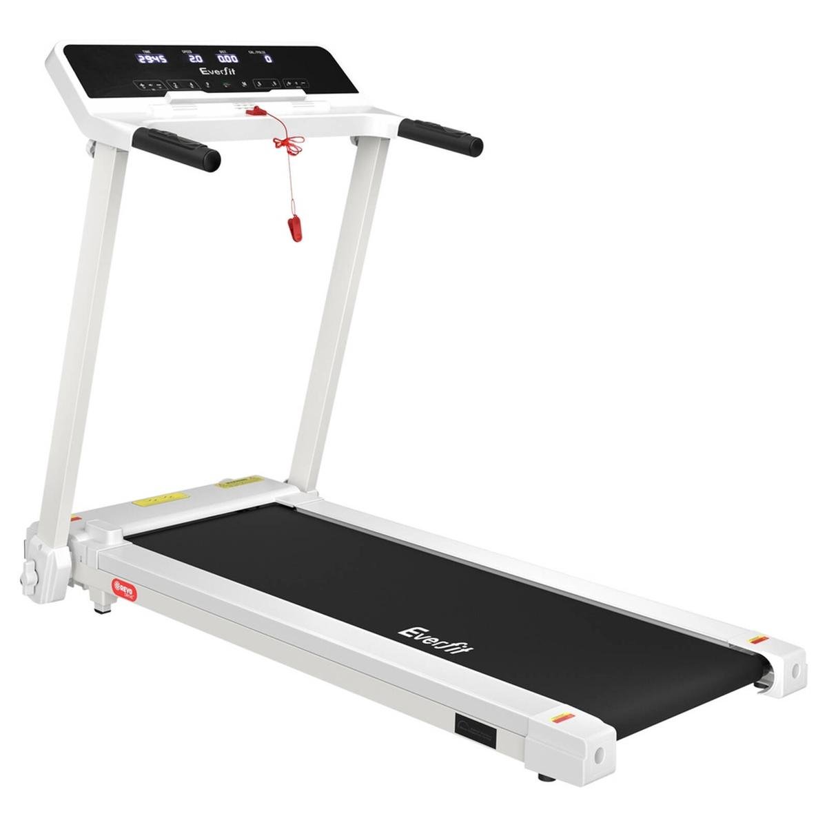Everfit Treadmill Electric Foldable 420mm White - Bunnings Australia