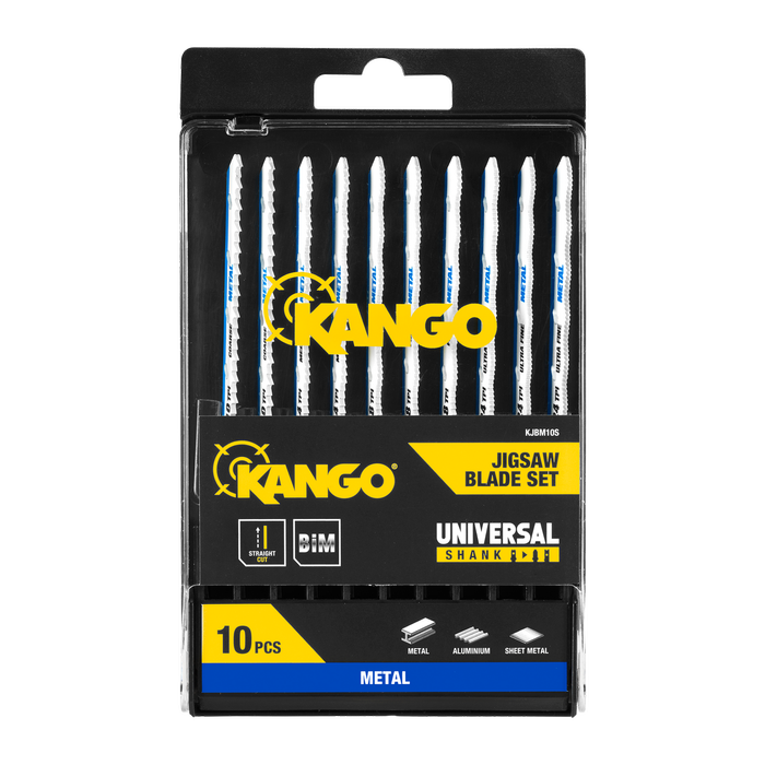 Kango 10 Piece Metal Jigsaw Blade Set - Bunnings Australia