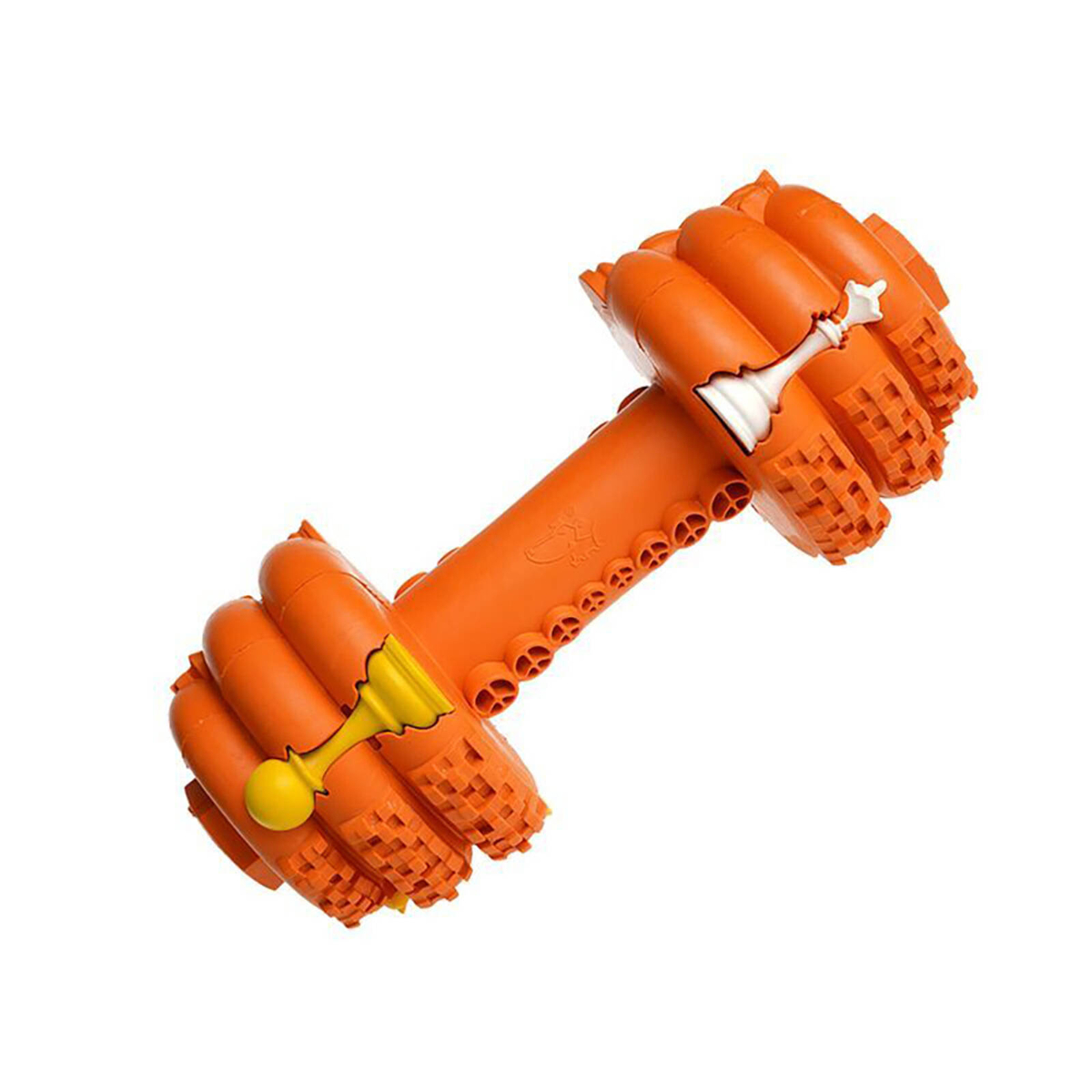 Petopia Ultra Tough 21cm Rubber Dumb Dumbbell Dog Toy Large - Assorted ...