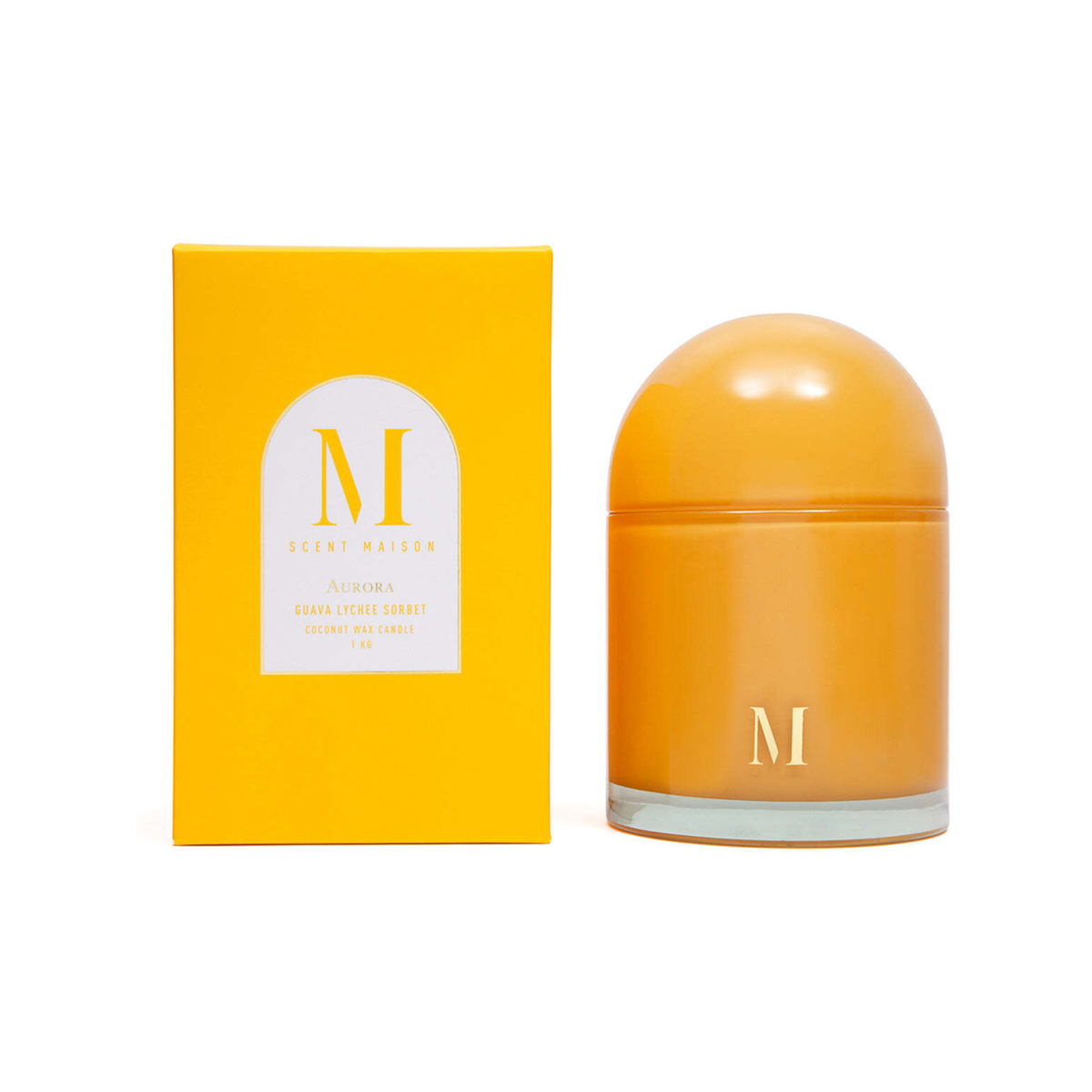Scent Maison Aurora 1000g Scented Wax Candle - Guava Lychee Sorbet ...