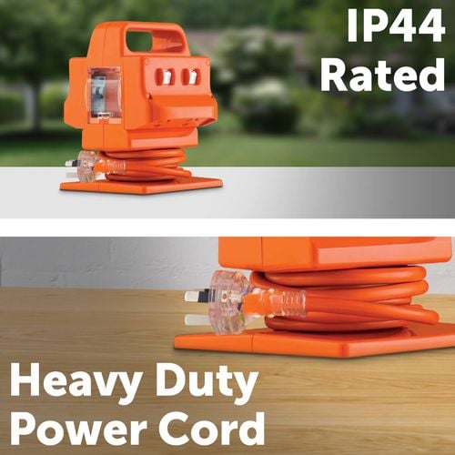 Arlec 10A 4 Outlet Heavy Duty Power Block with Safety Switch - Bunnings ...
