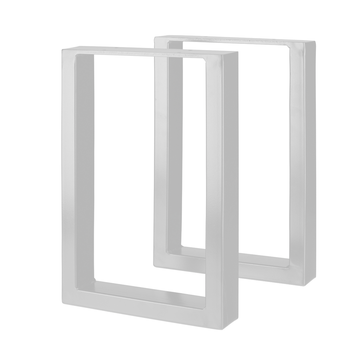 RapidHome 30 x 45 x 6cm White Rio Steel Bench Seat Furniture Leg ...