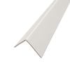 QuickBoard 30 x 30mm 2.7m Arctic White PVC Composite Equal Angle Trim ...