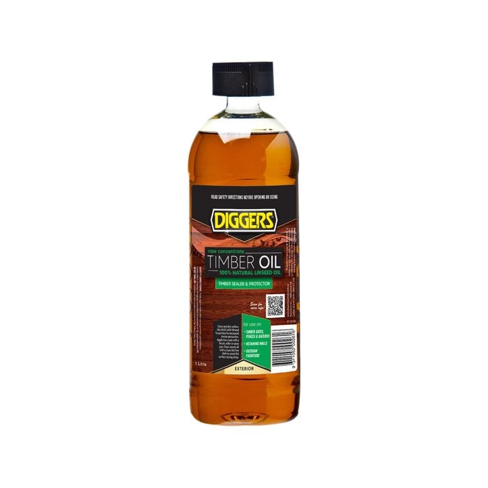 DIGGERS™ 1L Timber Oil Raw Concentrate - 1L - Bunnings Australia
