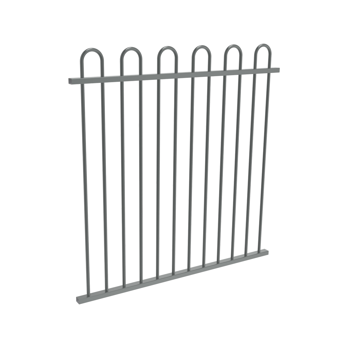 ProtectorAl 350 - 1200 x 1200mm Monument Aluminium Loop Top Pool Fence ...