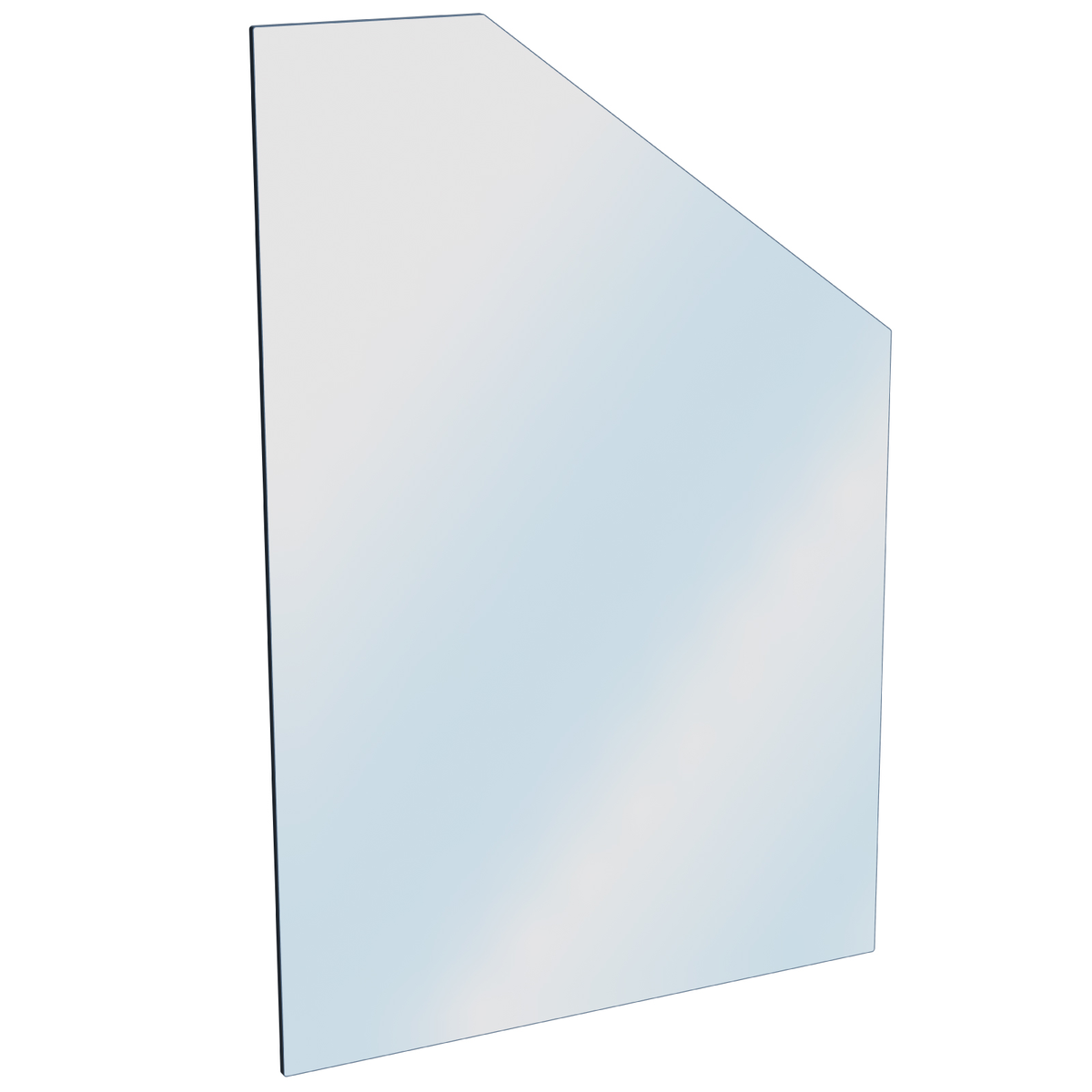 ProtectorAl 1200 x 1400 - 1200 x 12mm Glass Pool Slope Panel - 1400mm ...