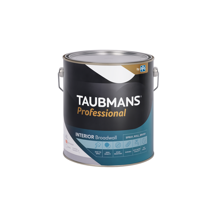 Taubmans 4L White Low Sheen Professional Interior Paint - Bunnings ...