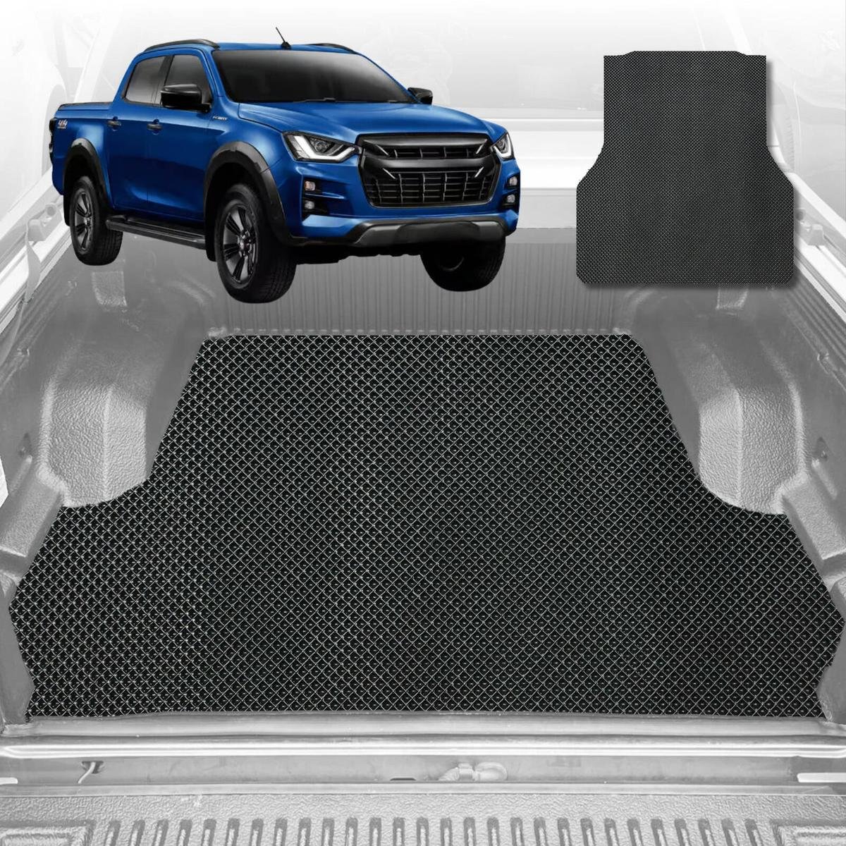 6D Diamond Ute Tub Mat for Holden Commodore Ute Single Cab (VE VF) 2007 ...