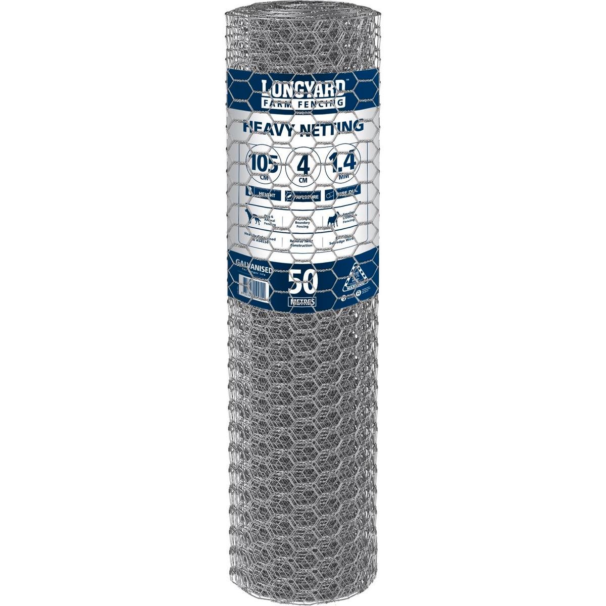 Longyard 105cm x 50m Wire Netting - Bunnings Australia