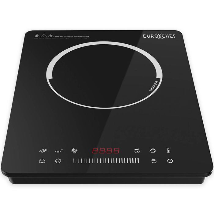 EUROCHEF Induction Cooktop, 2000W, 9 Heat Levels, Fast Electric ...