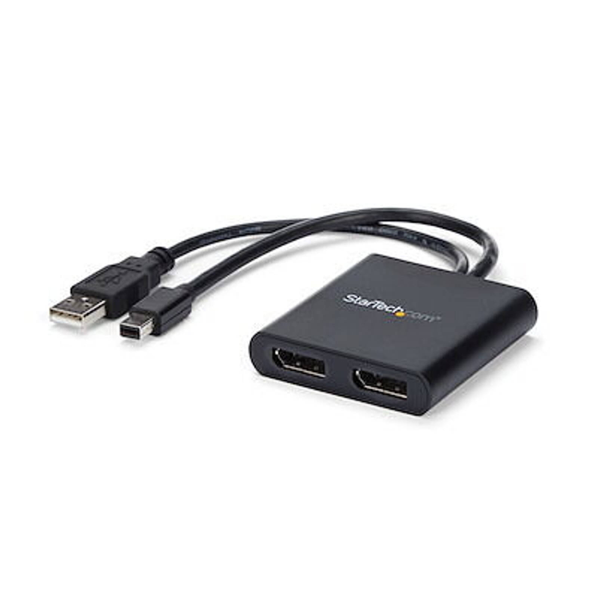 StarTech.com Mini DisplayPort to DisplayPort Multi Monitor Splitter - 2 ...