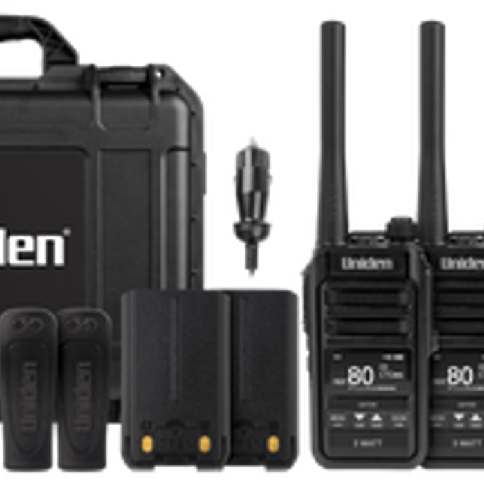 Uniden UH785-2TP 5 Watt UHF Waterproof UHF CB Handheld – Tradies Pack ...