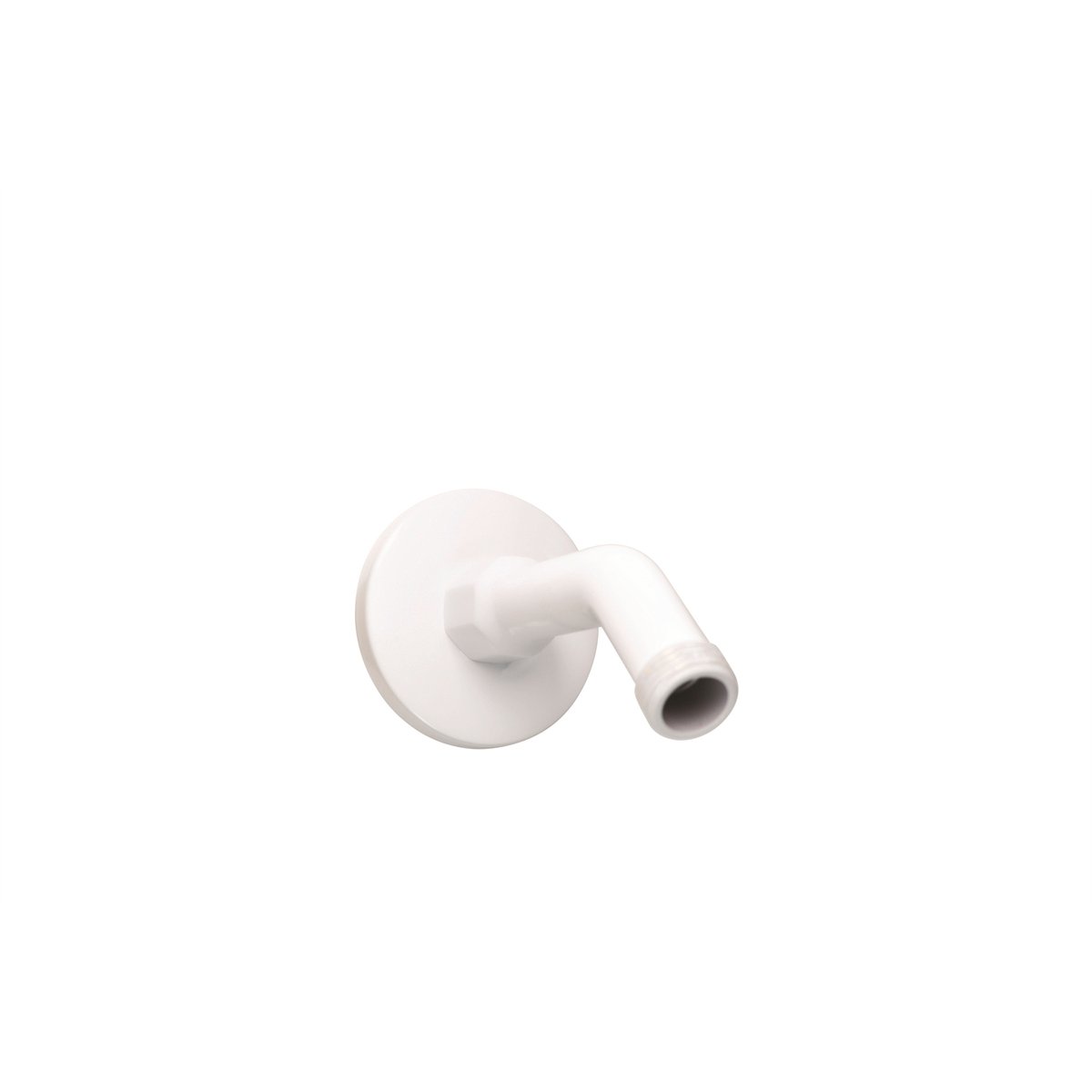 Shower Accessory Wall Plate Tube & Arm 45 Degree - White - Bunnings ...