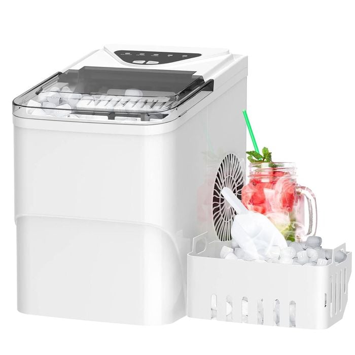 Advwin 12KG Ice Maker Portable Ice Maker Machine with Self-Cleaning ...