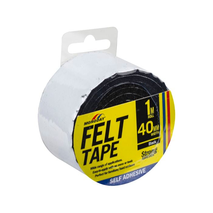 Moroday 40 x 3mm x 1m Felt Scratch Saver Self Adhesive Tape Bunnings Australia