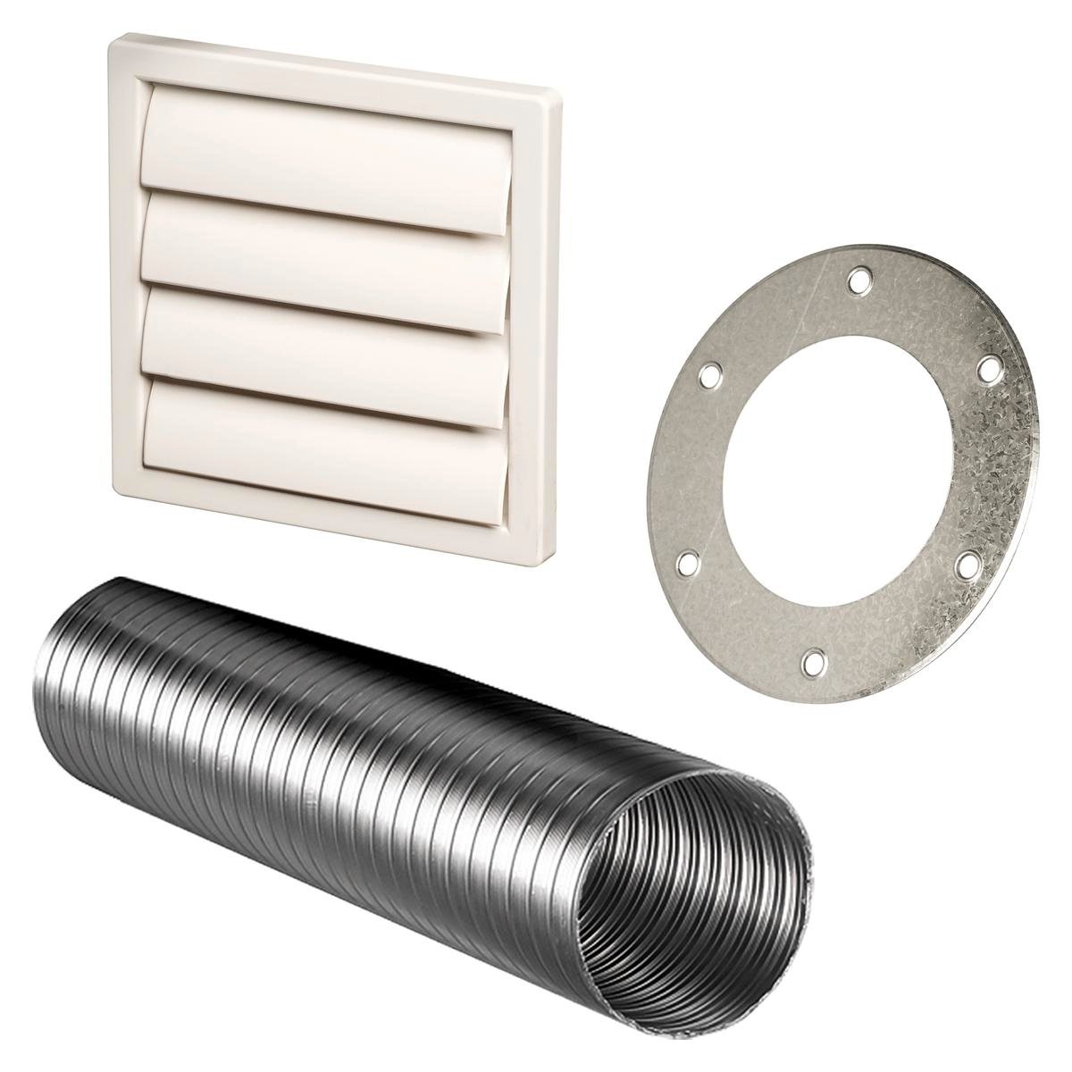 Abey 125mm Horizontal Rangehood Flue Kit - Bunnings Australia