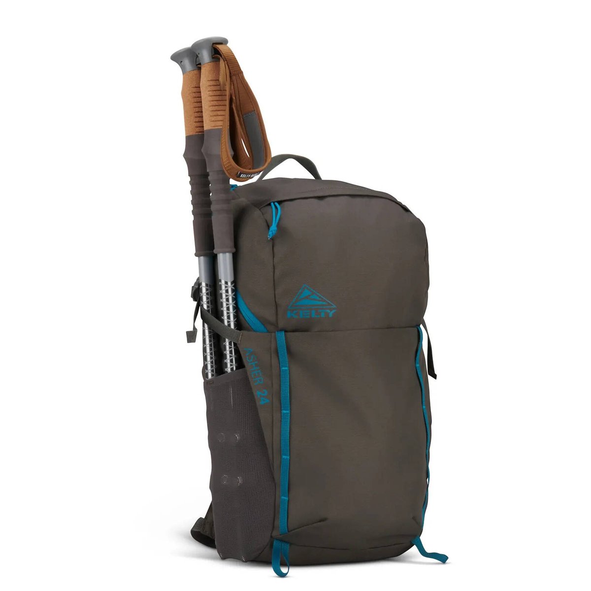 Kelty Asher 24L Backpack Bag in Beluga/Stormy Blue - Bunnings Australia