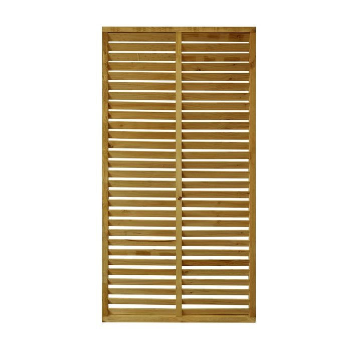 Latticemakers 1800 x 900mm Louvre Timber Screen - Bunnings Australia