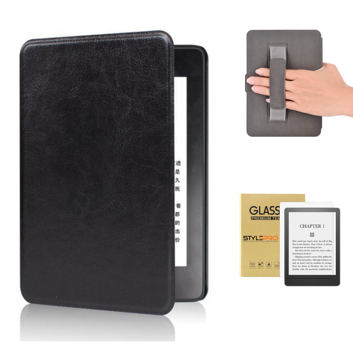 StylePro Kindle Package, Kindle 7" Case With Hand-strap Plus Screen ...