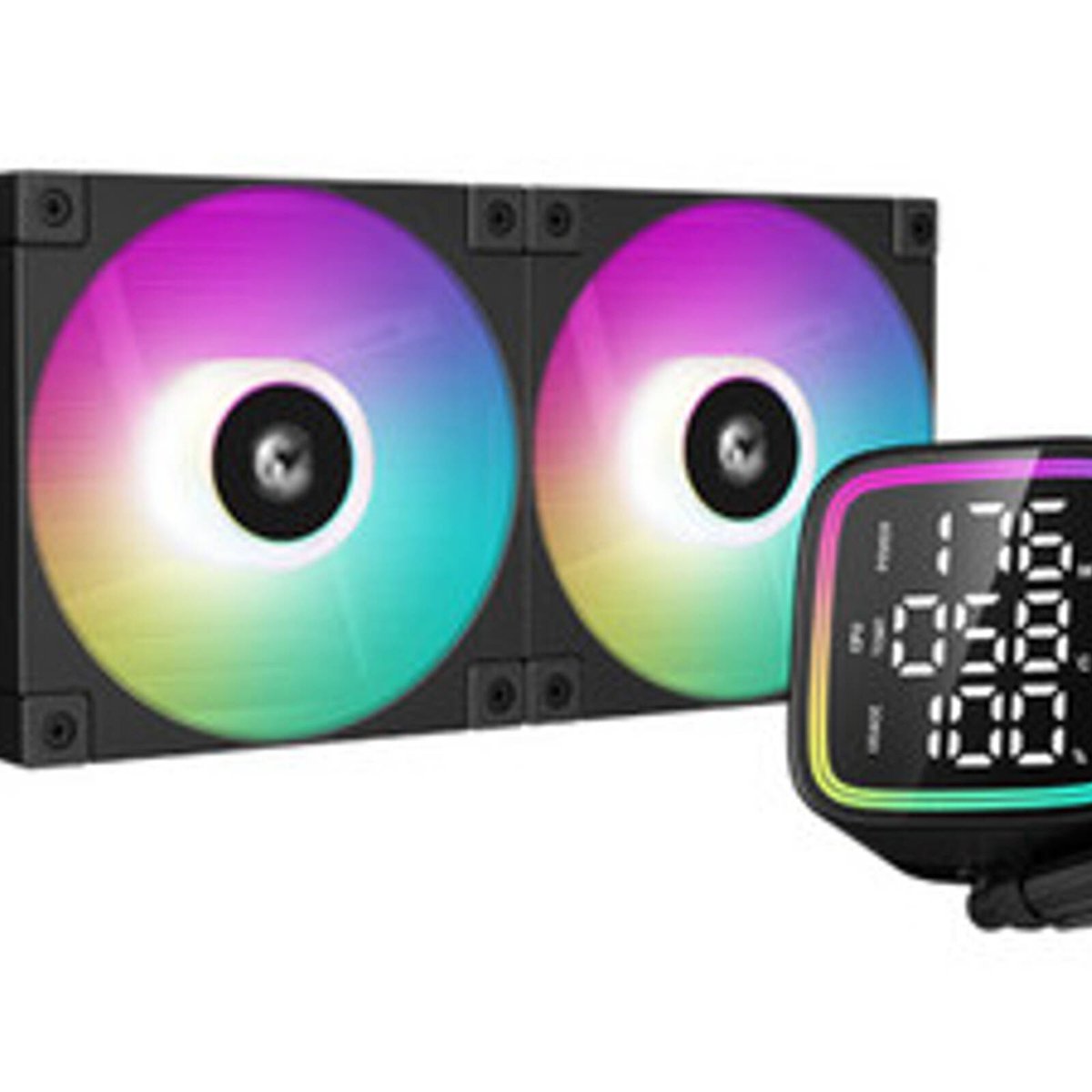 DeepCool LD240 Liquid Cooler 240mm 5th Gen Pump 3400 RPM AIO Real-time ...