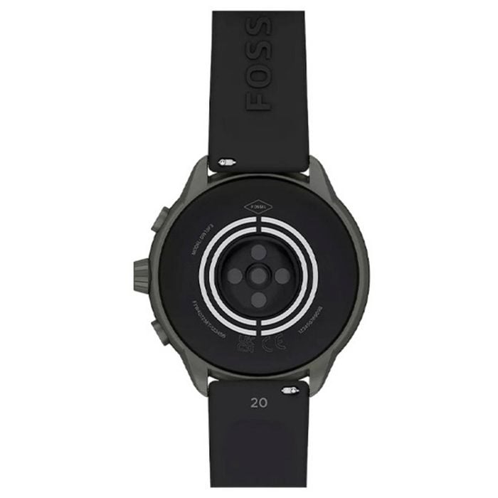 Fossil Gen 6 Wellness Edition Smartwatch Black Silicone and ...