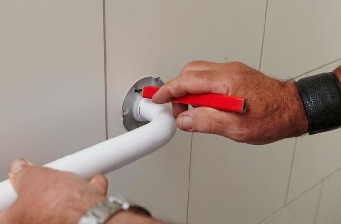How To Install Bathroom Grab Rails - Bunnings Australia
