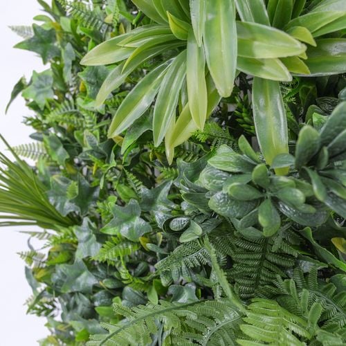 UN-REAL 50 x 50cm Artificial Hedge - Boston Fern - Bunnings Australia