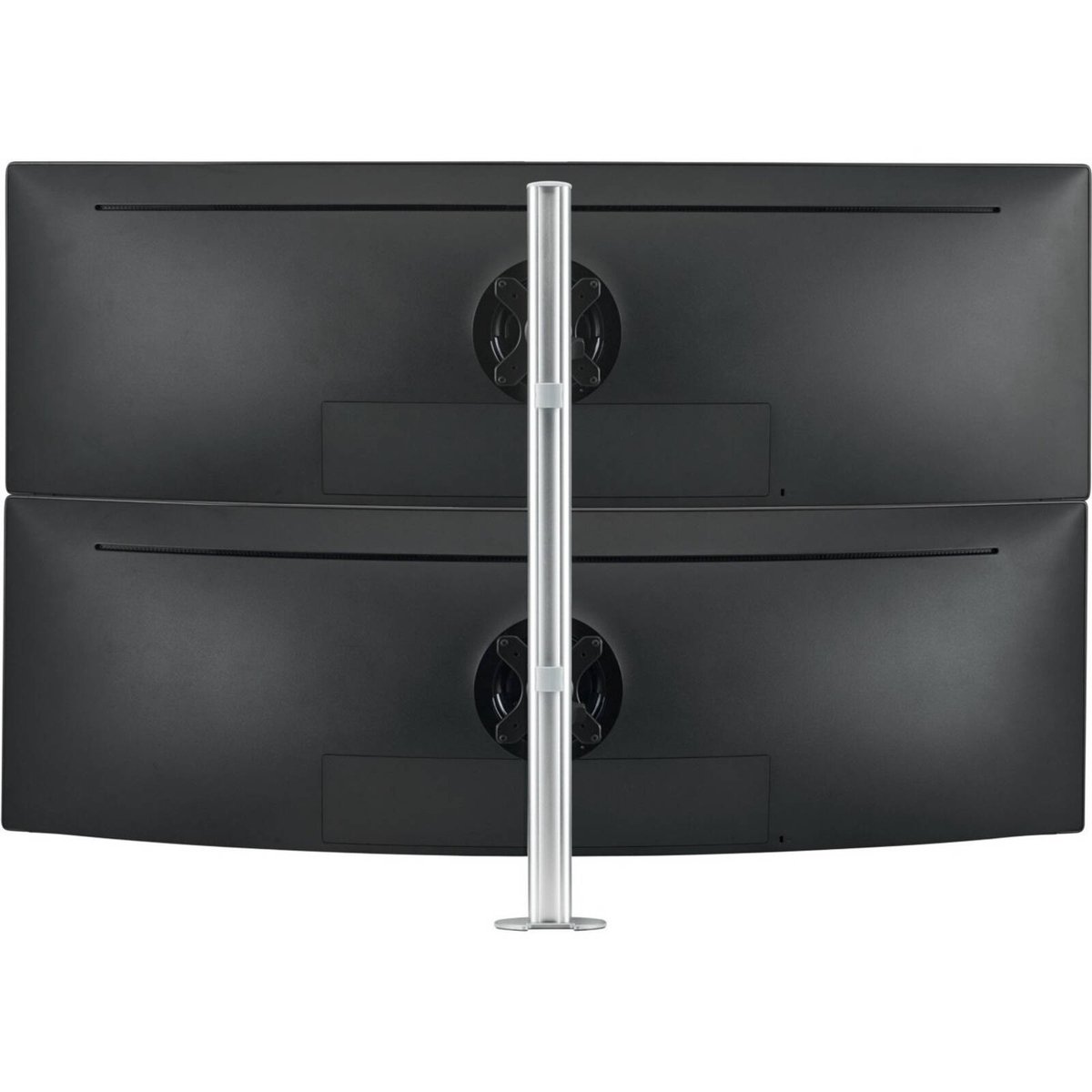 Atdec AWMS-2-LTH75-H-S Monitor Desk Mount - Silver Landscape/Portrait ...