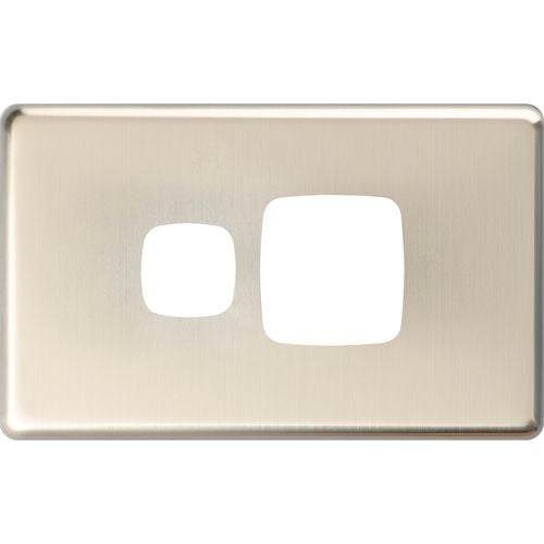HPM EXCEL Single Powerpoint Coverplate - Stainless Steel - Bunnings ...