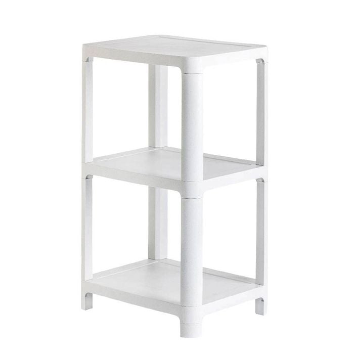 Vigar Klar Home Rectangular 3 Shelves Storage Unit Grey - Bunnings ...