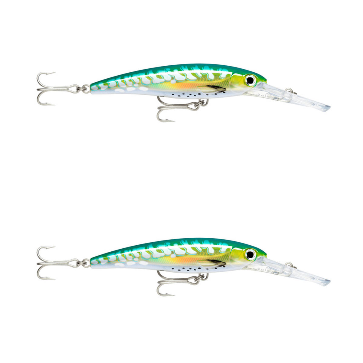 2x Rapala 14cm X Rap Magnum 20 Deep Diving Trolling Lures - Shark ...