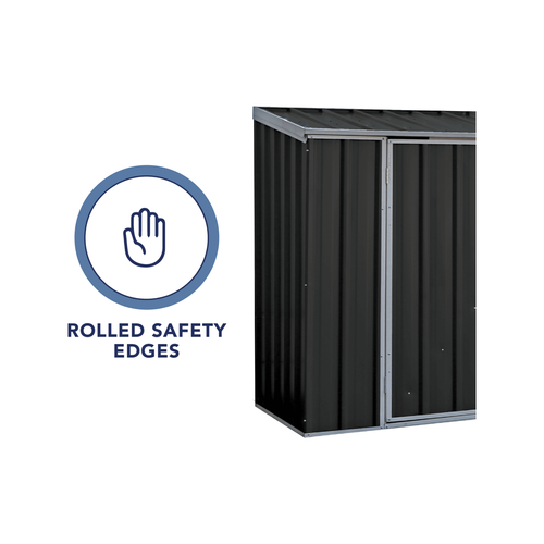 Absco Sheds 2.26 x 0.78 x 1.31m Monument Bike Shed - Monument ...