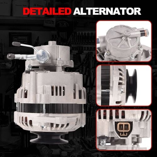 Alternator for Mitsubishi Delica Pajero Triton 4D56 2.5L Diesel 12V 90A ...
