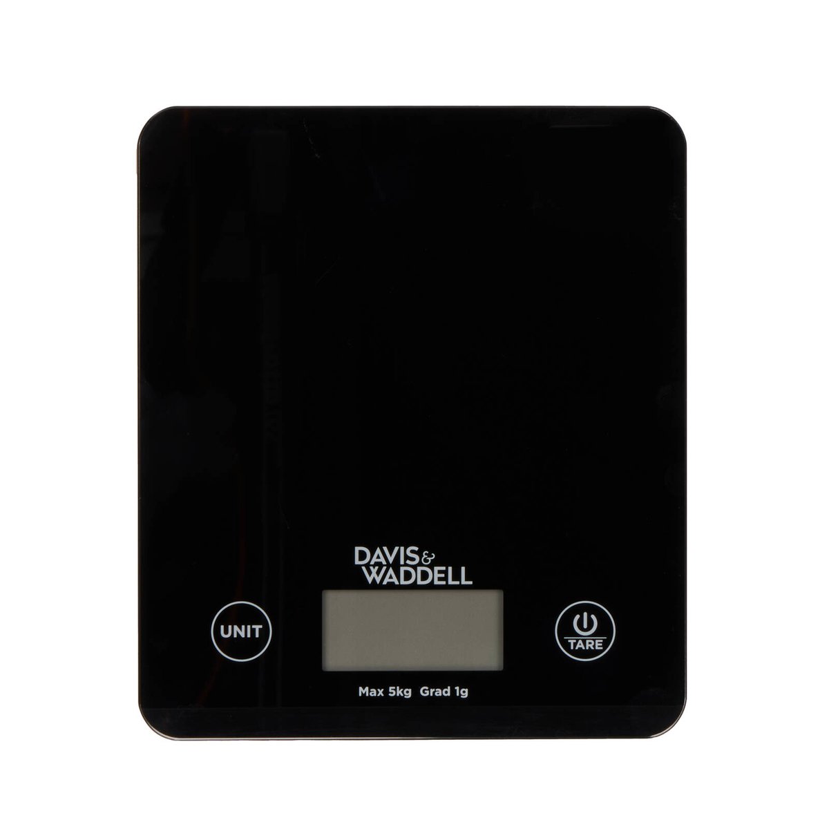 Davis & Waddell Atlas Electronic Kitchen Scale Black 22x19x2cm/5kg ...