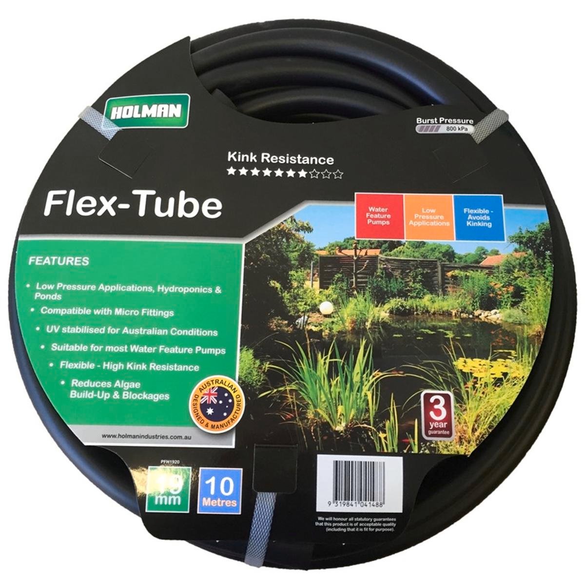 Holman 13mm x 10m Black Flex Tube - Bunnings Australia
