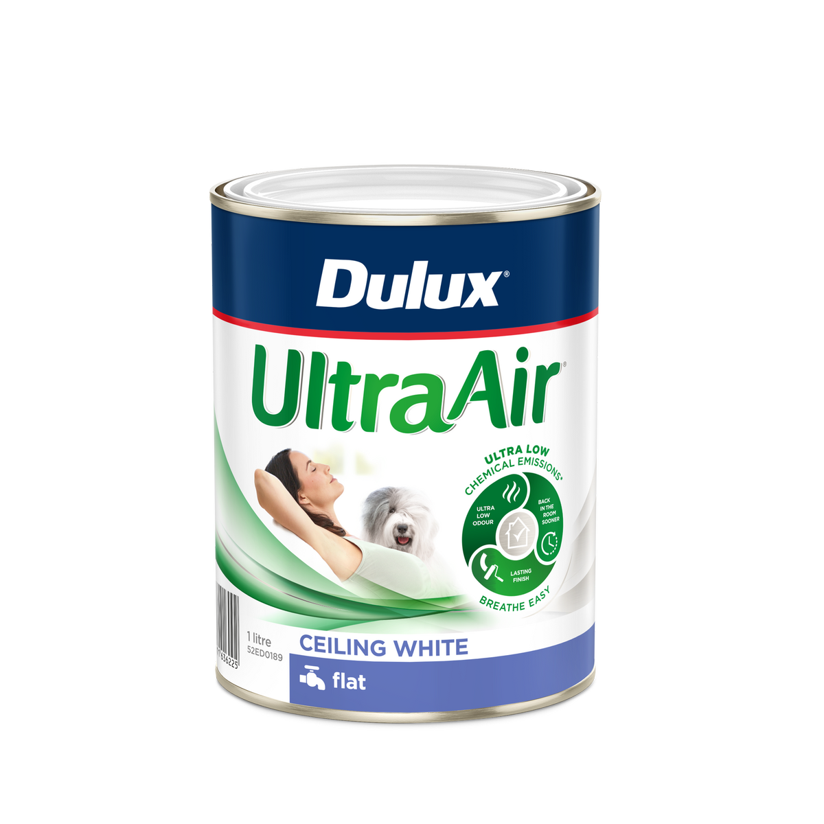 Dulux 1L White UltraAir Ceiling - Bunnings New Zealand