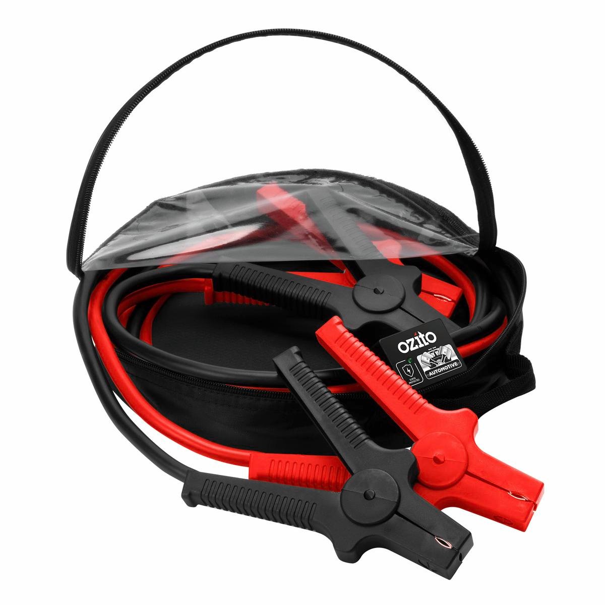 Ozito 3m 220A Jumper Leads With Surge Protection - Bunnings Australia