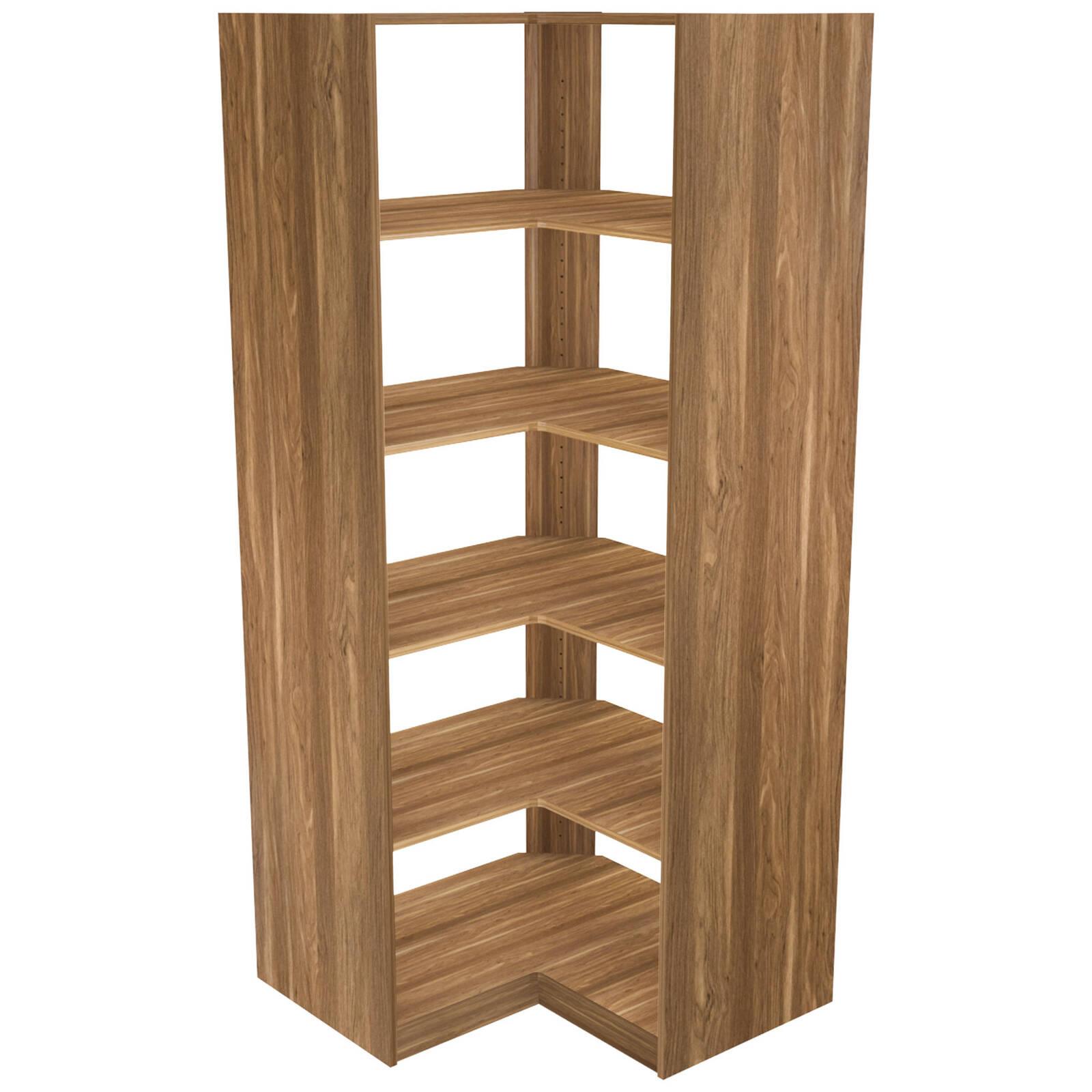 1850 x 800 x 450mm Cove Built in Pack Shelf Corner Cabinet - Lugna Online