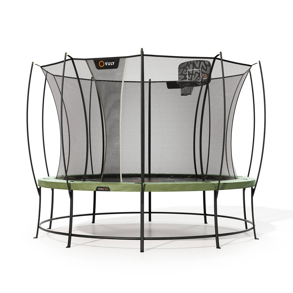 VULY Ultra 2 Pro Large 14ft Trampoline with Enclosure - Round Kids ...