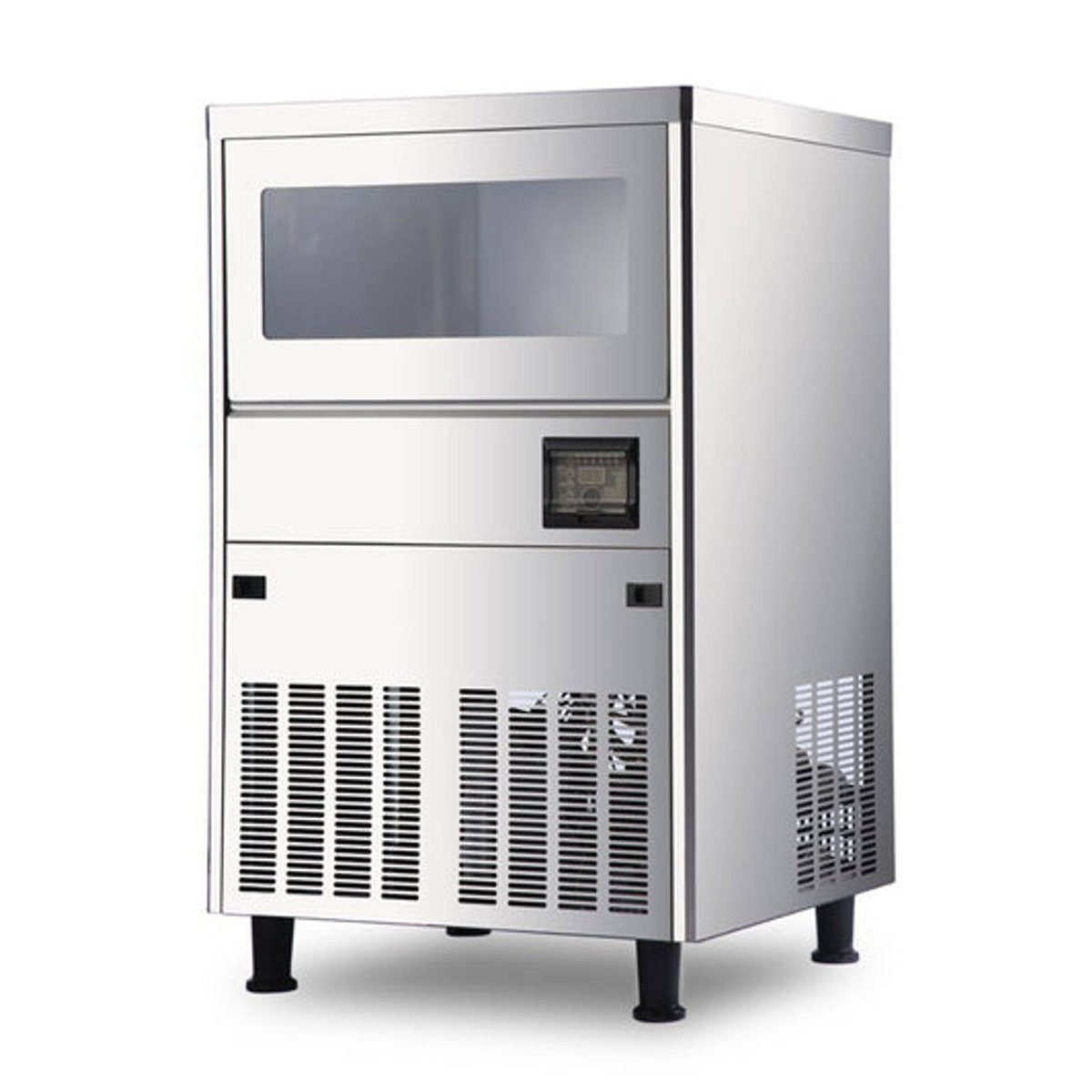Blizzard Stainless Steel Crescent Ice Maker 95Kg/ 24hrs with 40kg ...