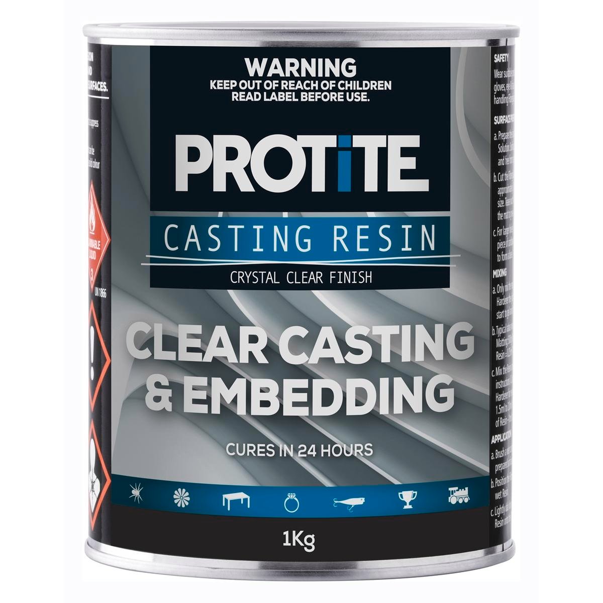 Protite 1kg Clear Casting And Embedding Resin - Bunnings Australia