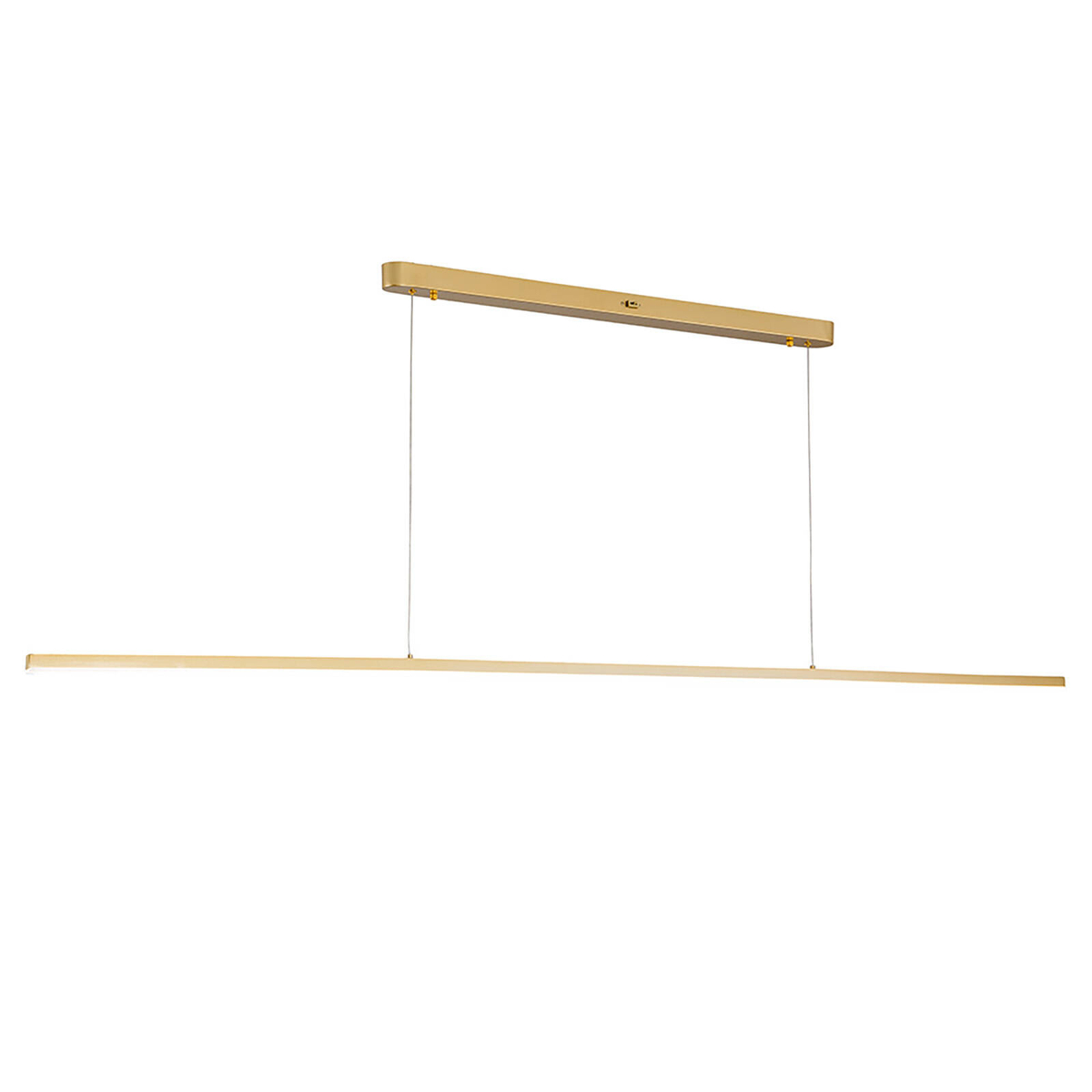 Vencha Beam 48w LED Linear Pendant Light - 2m Gold - Bunnings Australia