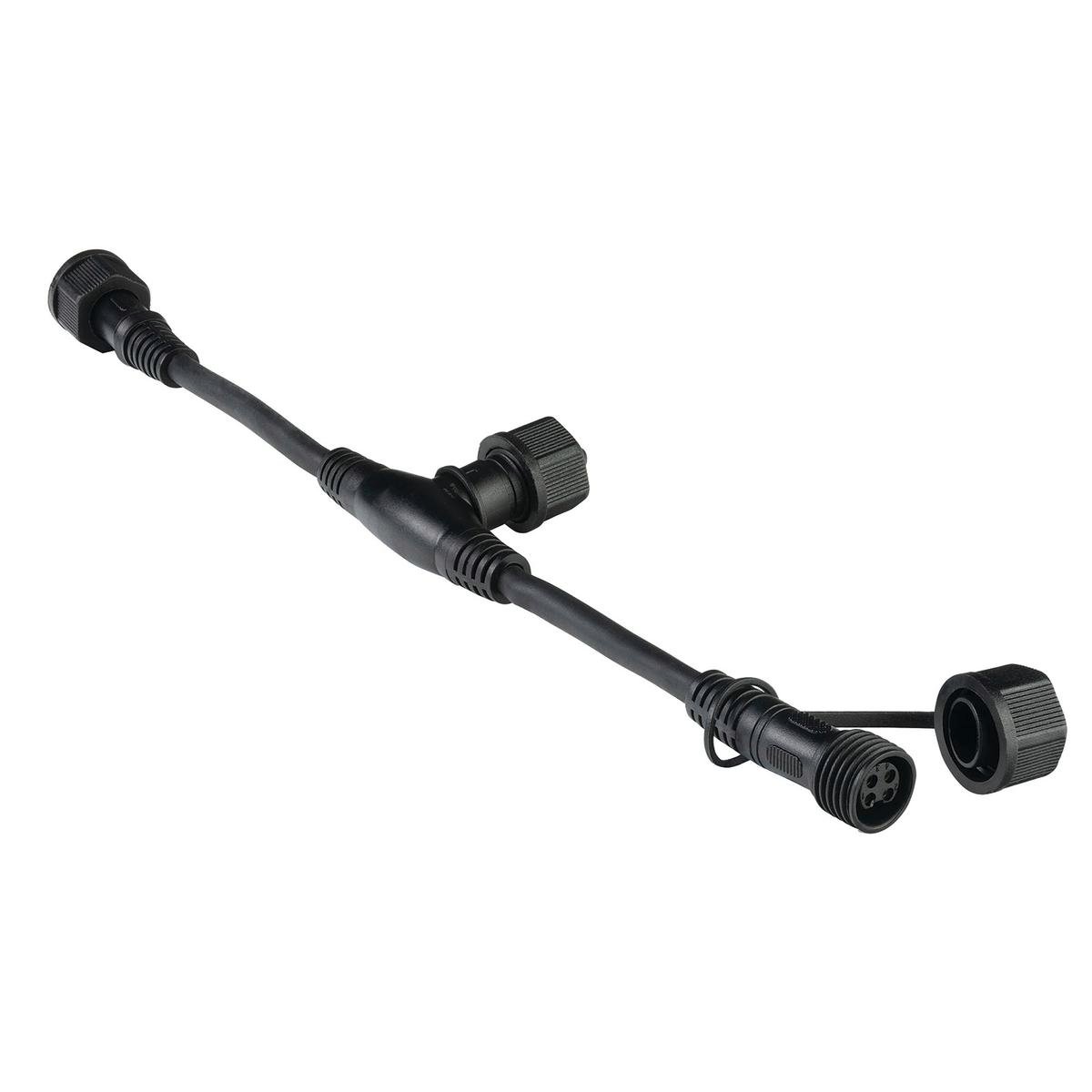 Brilliant Lighting T-Piece Connector - To Suit RGB Colour Garden Light ...