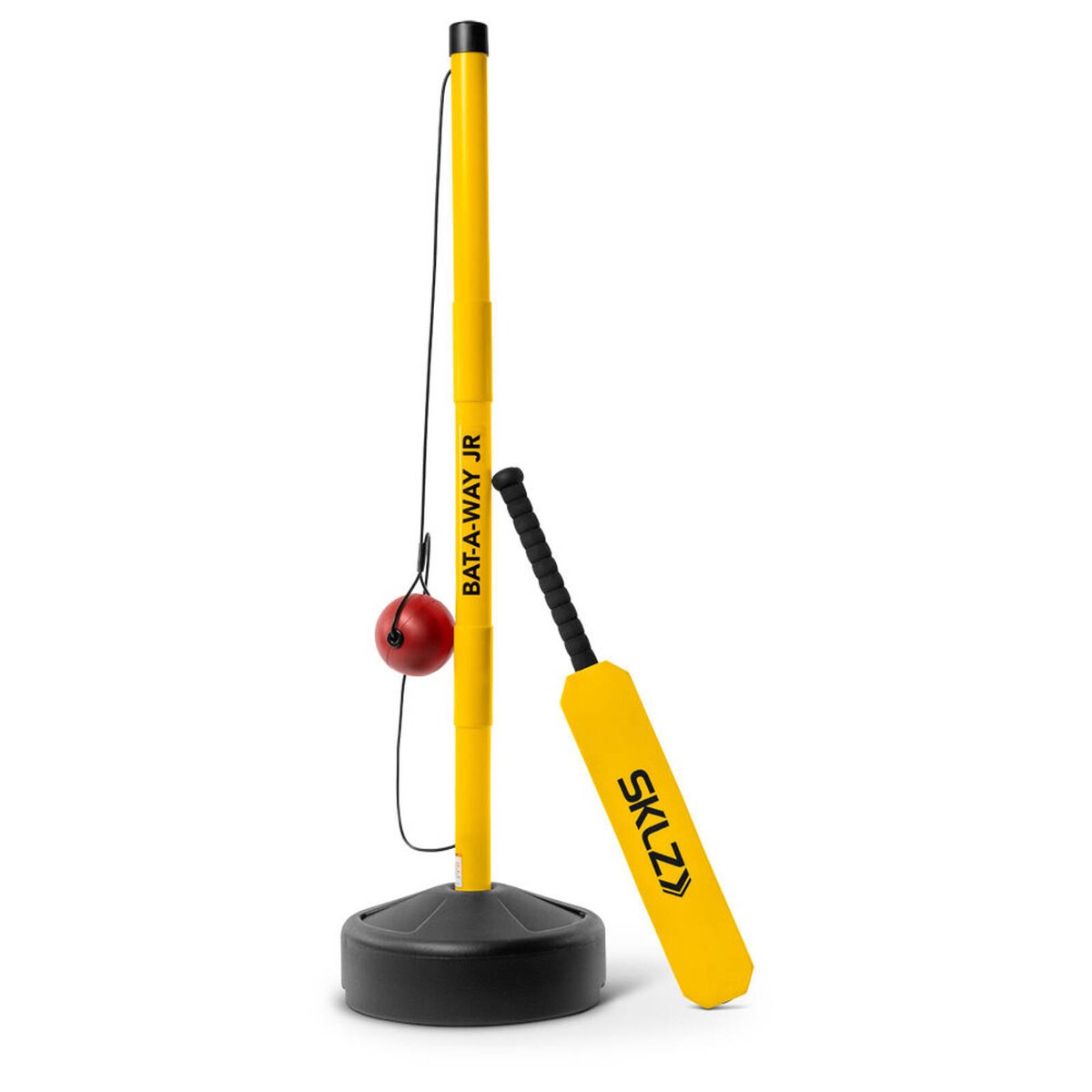 Sklz Adjustable Bat-A-Way Junior Cricket Swing Trainer Equipment Yellow ...