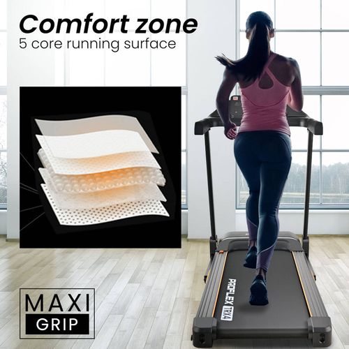 PROFLEX TRX4 Treadmill Running Machine, Medium, Foldable, Auto ...