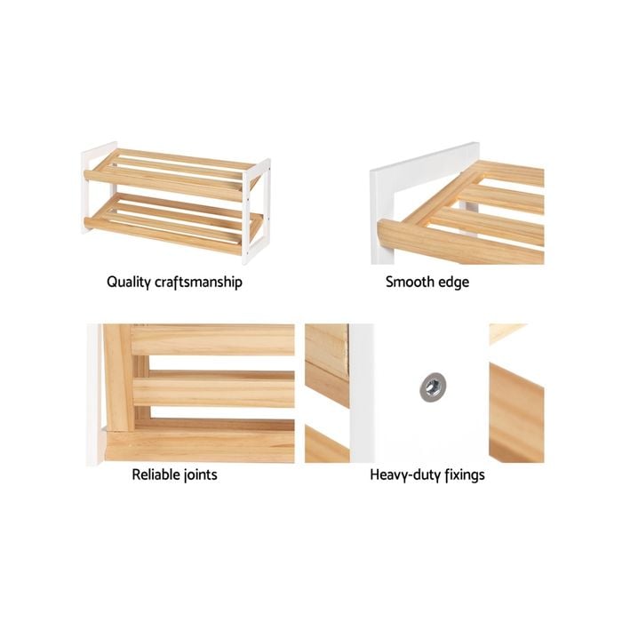 2 Tier Storage Shoe Rack - Bunnings Australia