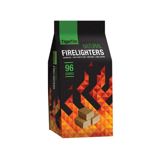 TigerTim 96 Cubes Natural Firelighters - Bunnings New Zealand